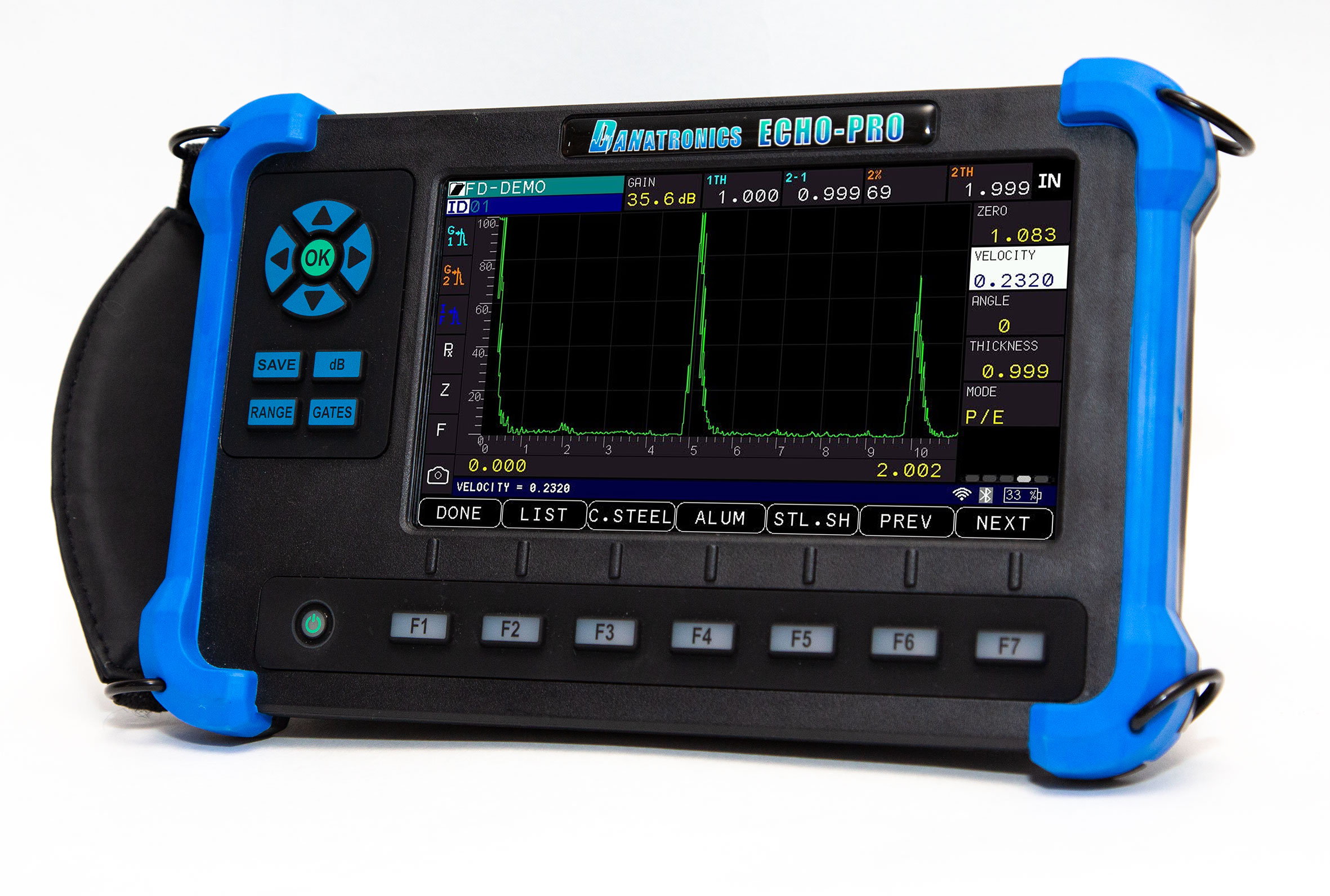 Echo Pro ultrasonic flaw detector